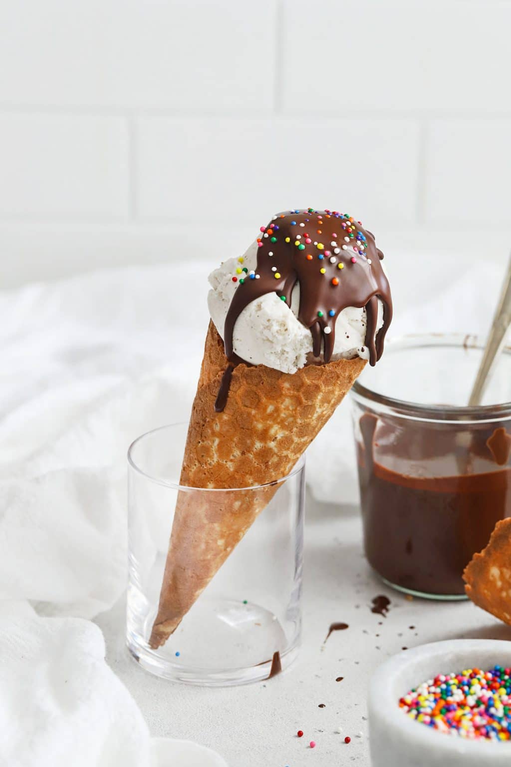 Easy 2-Ingredient magic Chocolate Shell For ice Cream - Sweets & Thank You