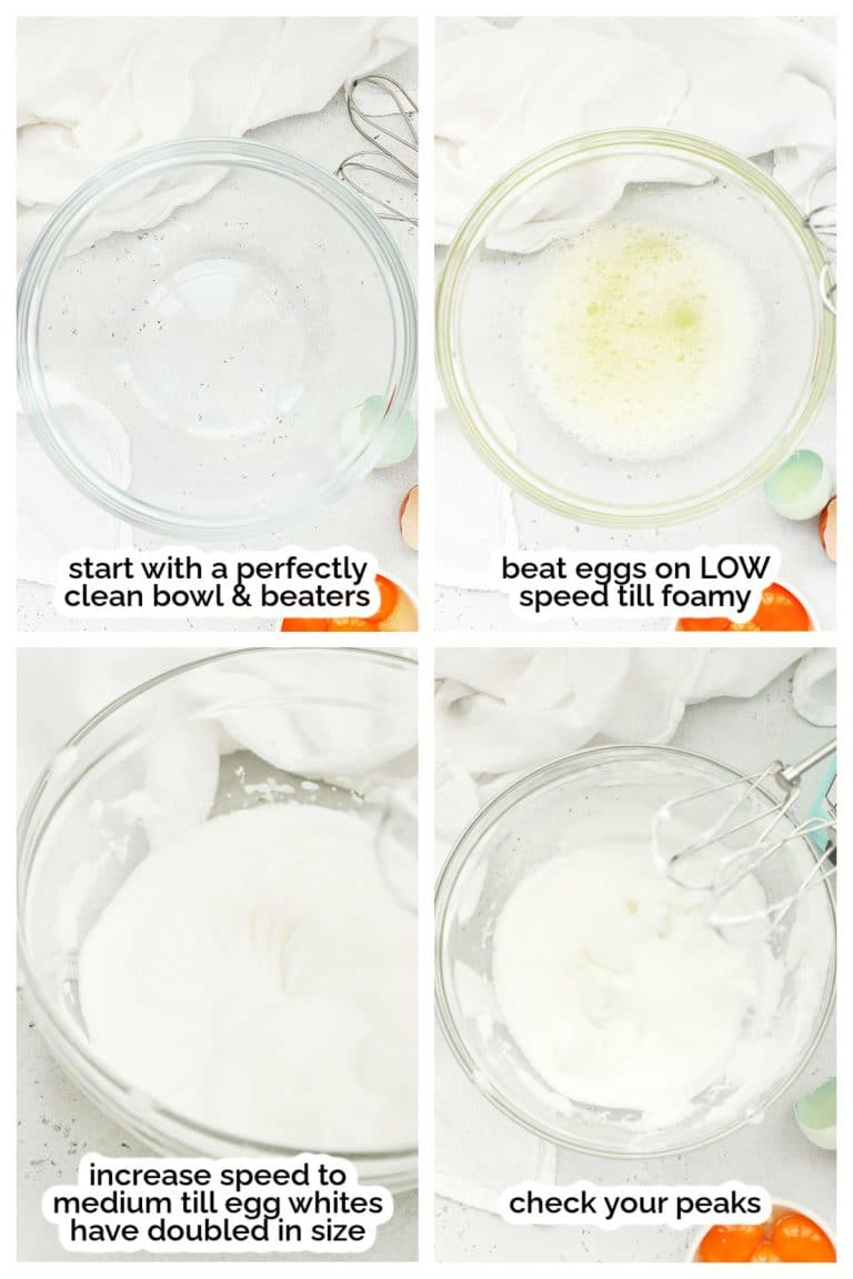 How to Whip Egg Whites (Stiff Peaks or Soft Peaks!)