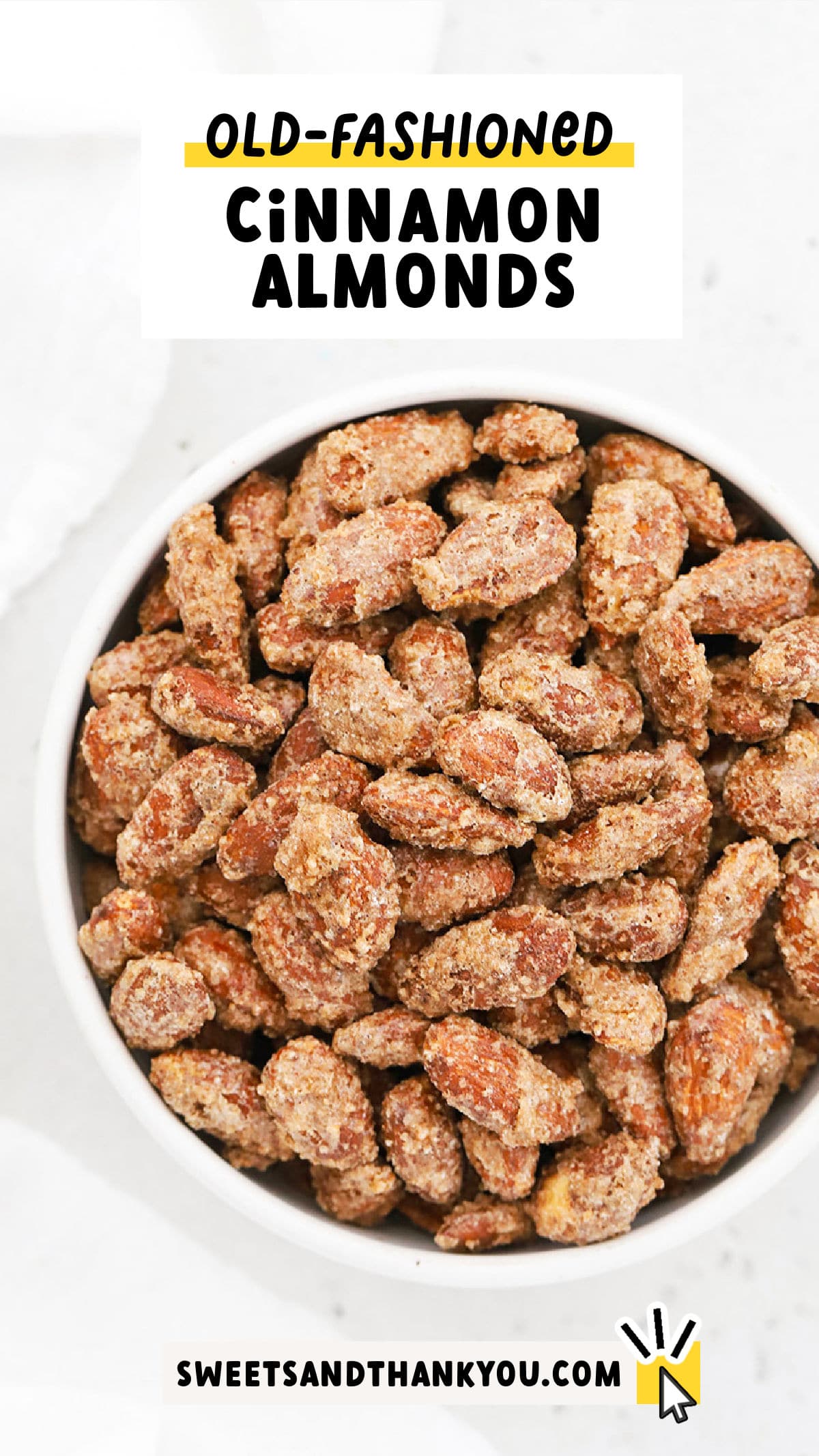 EASY Cinnamon Almonds (Candied Almonds Recipe)