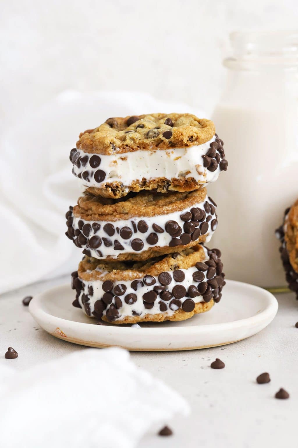 Homemade Gluten-Free Cookies And Cream Ice Cream