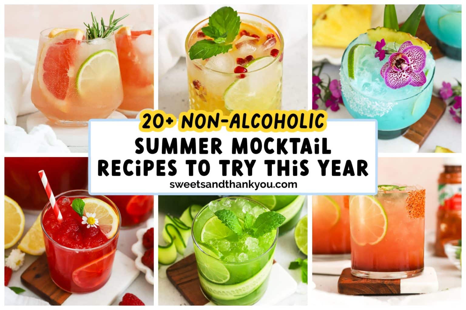 20+ Easy Summer Mocktail Recipes To Try This Summer