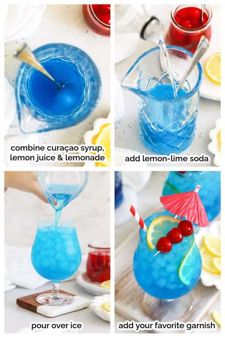 Virgin Blue Lagoon Mocktail (EASY Summer Drink!)
