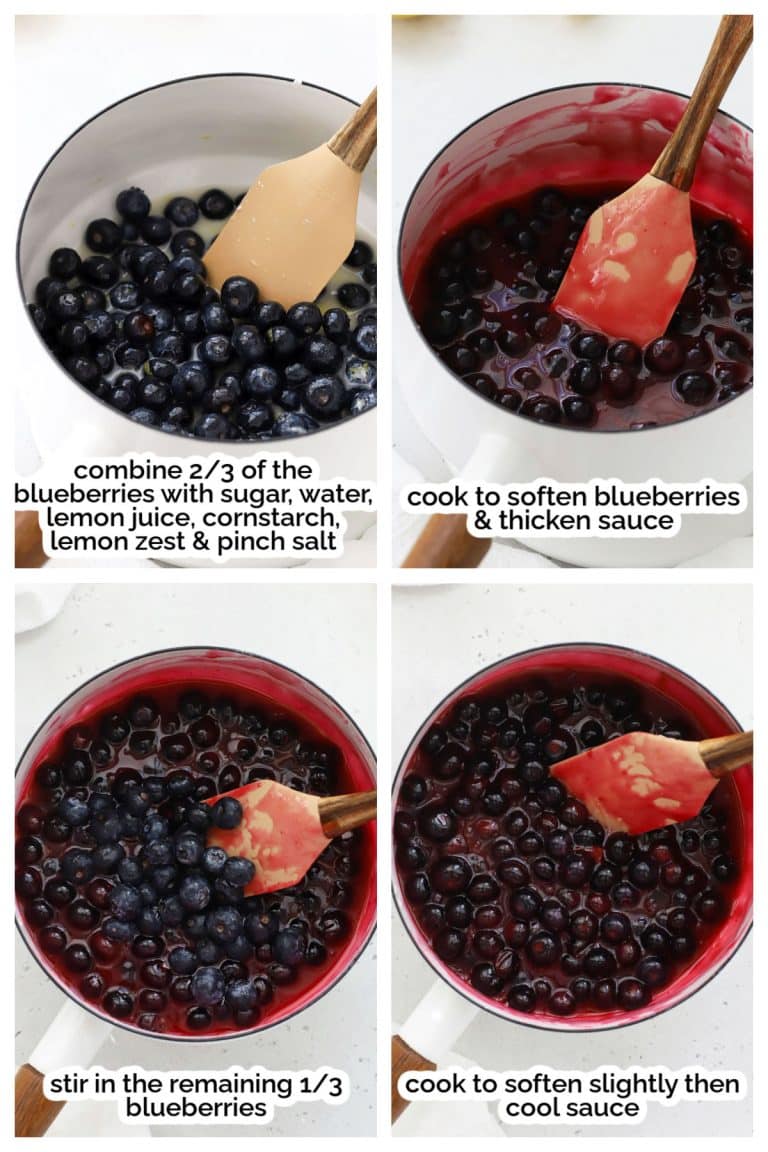 Easy Blueberry Sauce (Topping For Cheesecake & More!)